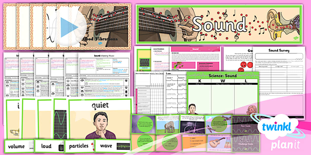 Science: Sound Year 4 Unit Pack (Teacher-Made) - Twinkl