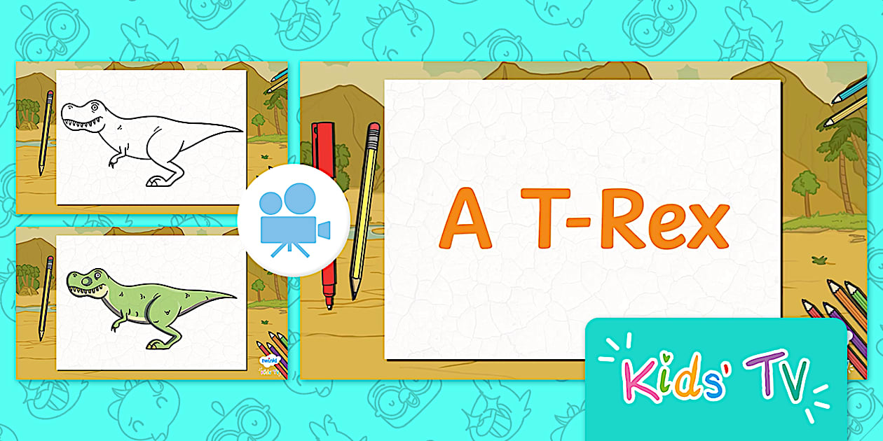How to Draw a T-Rex | Twinkl Kid's TV - Twinkl