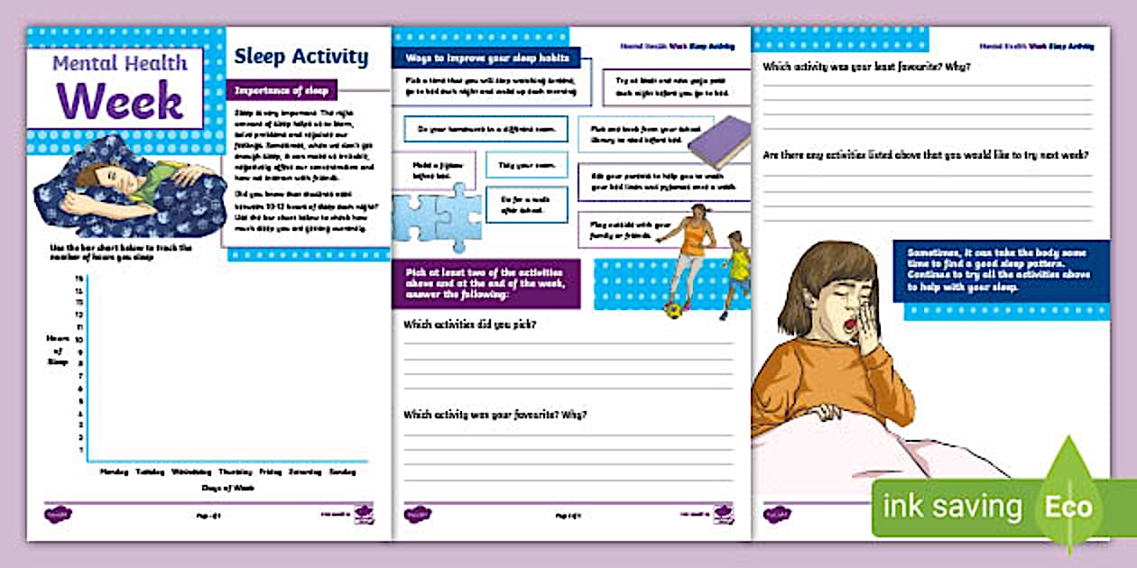 Mental Health Day Sleep Resource (teacher made) - Twinkl