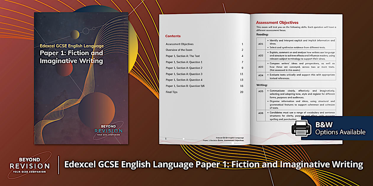 Edexcel GCSE English Language Paper 1 Revision Booklet