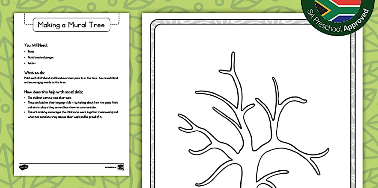 Social Skills: Making a Tree (teacher made) - Twinkl