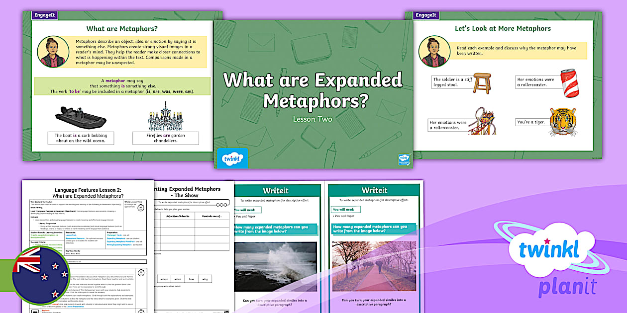 Phase 2 Writing Language Features: What are Expanded Metaphors?
