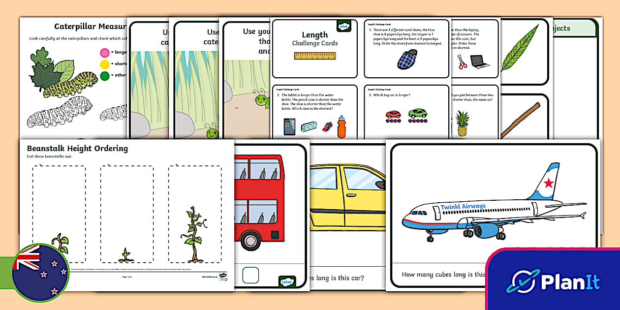 Phase 1 Measuring: Length Supporting Activity Pack - Twinkl