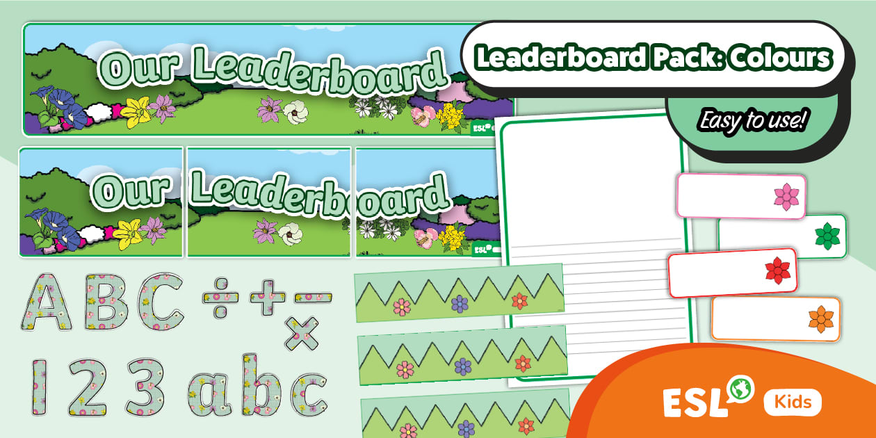ESL Leaderboard Pack: Colours