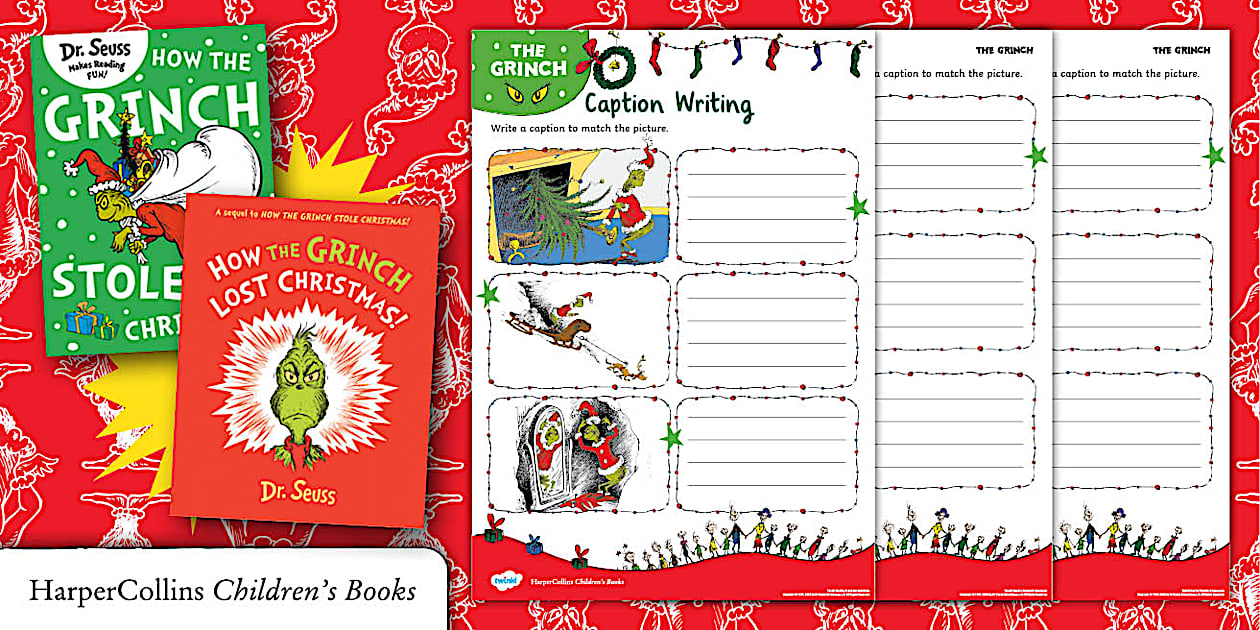 FREE! - The Grinch Writing Activity | How the Grinch Stole Christmas