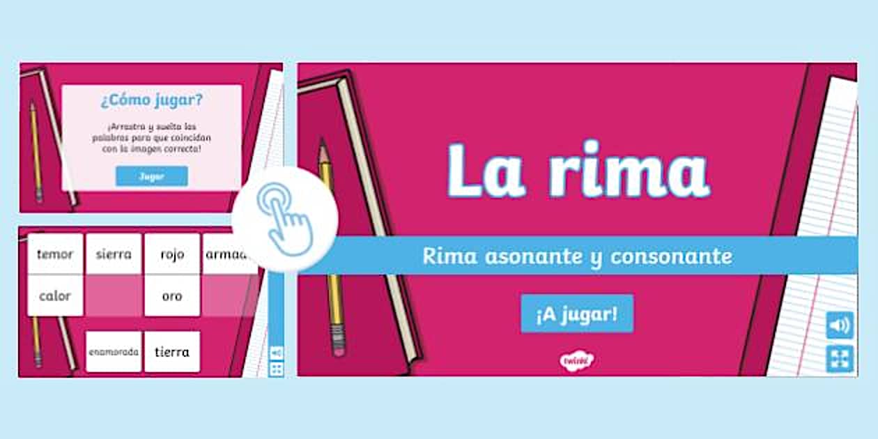 Juego interactivo: La rima