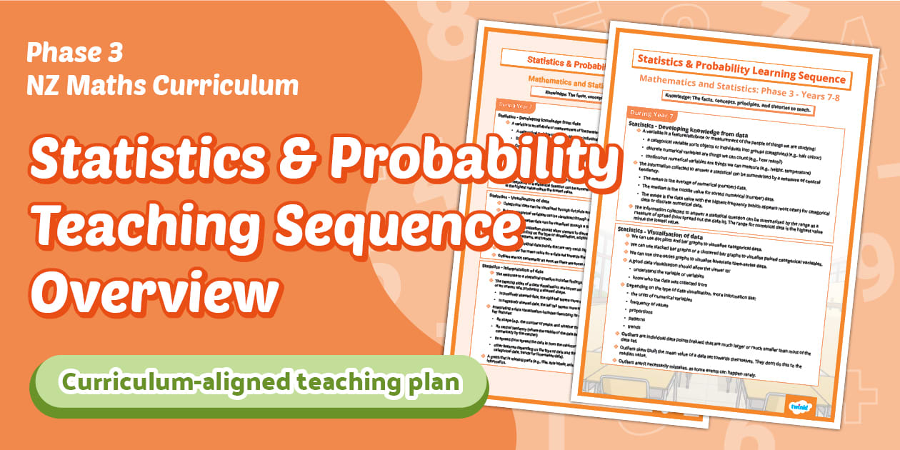 Phase 3 NZ Maths Curriculum - Stats & Probability