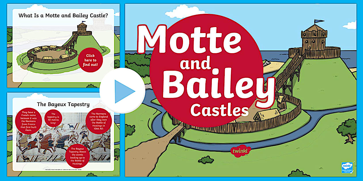 KS1 Motte and Bailey Castle PowerPoint - Twinkl