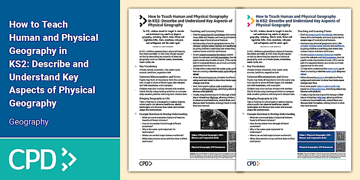 How to Teach Human and Physical Geography in KS2: Describe and ...