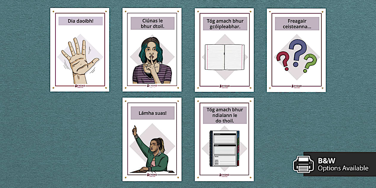 Ag labhairt Gaeilge sa rang Bolgáin Chainte (teacher made)