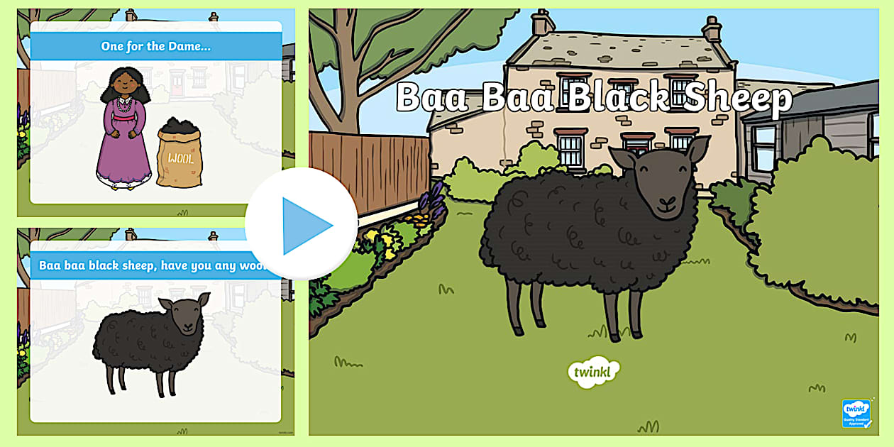 Baa Baa Black Sheep PowerPoint (teacher made) - Twinkl
