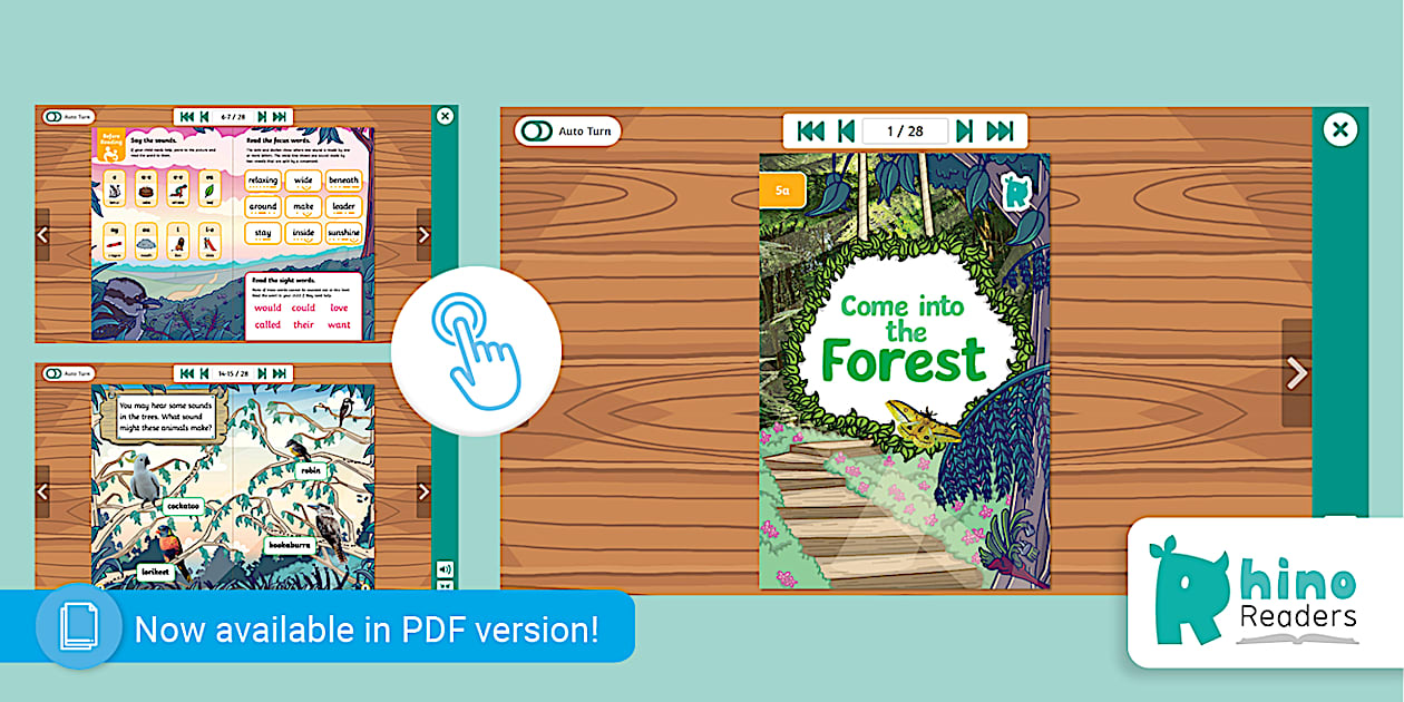 Level 5a Decodable Readers: Come into the Forest - Twinkl