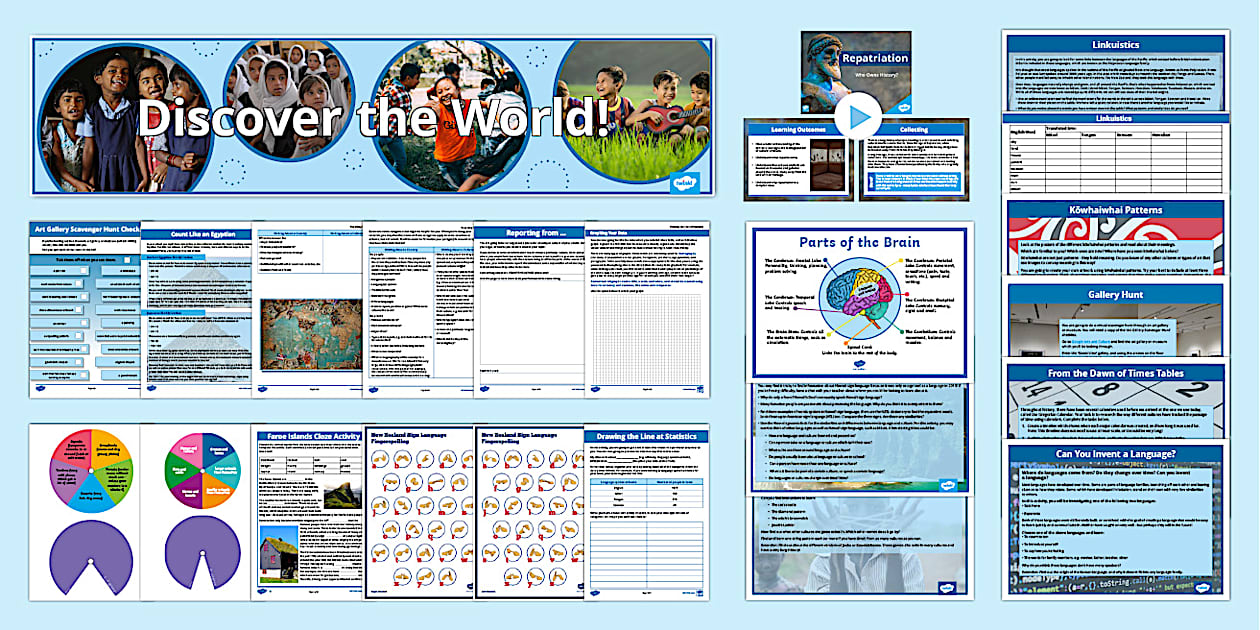 Discover the World! Year 5-8 Culture and Language Inquiry Pack