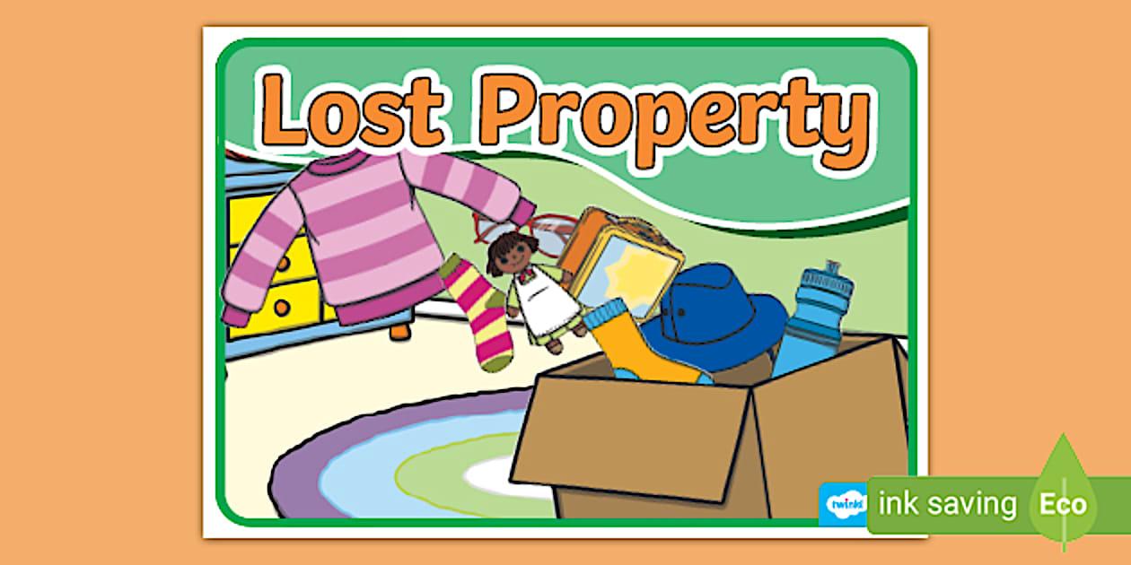 Lost Property Sign (teacher made) - Twinkl