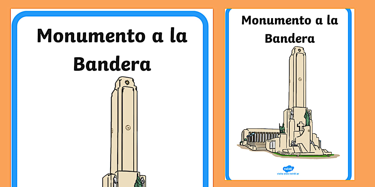 Póster: Monumento Nacional a la Bandera- Guía de trabajo