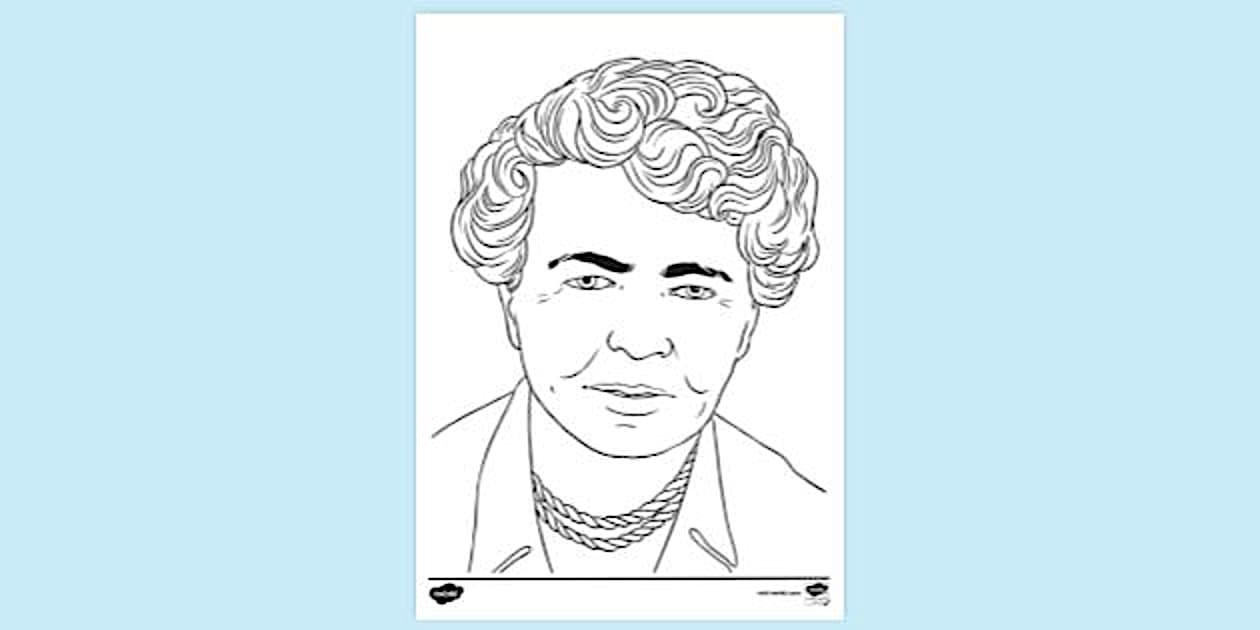 Eleanor Roosevelt Colouring Sheet | Colouring Sheets