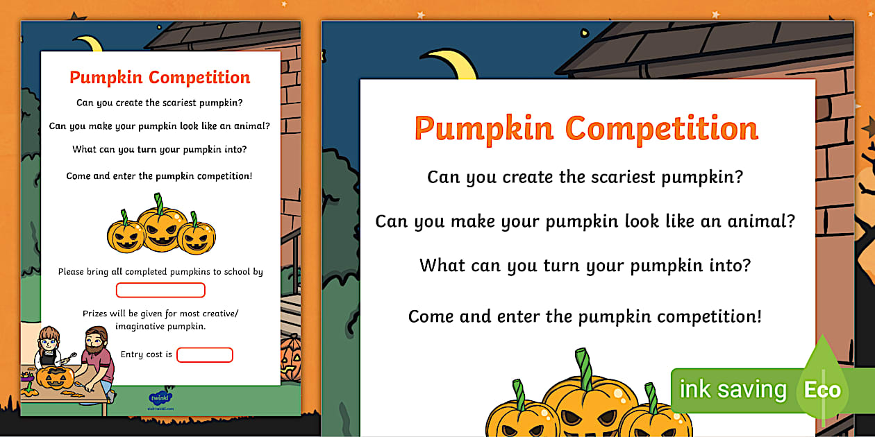 Create Your Own Pumpkin Poster (teacher made) - Twinkl