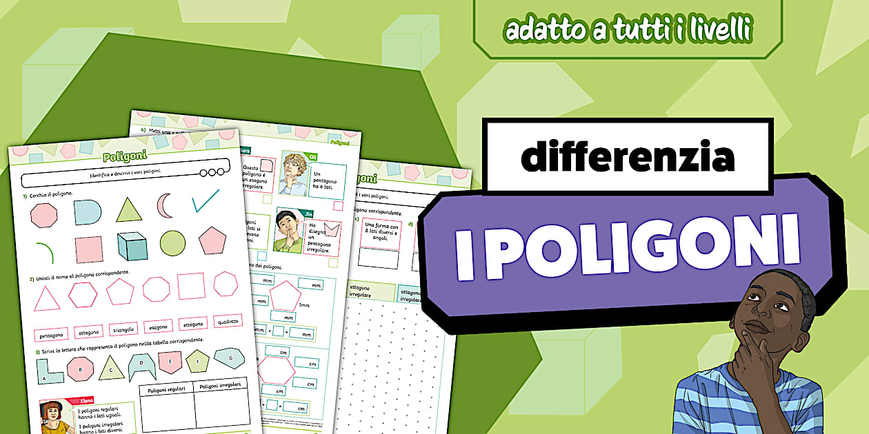 Differenzia i poligoni: attività