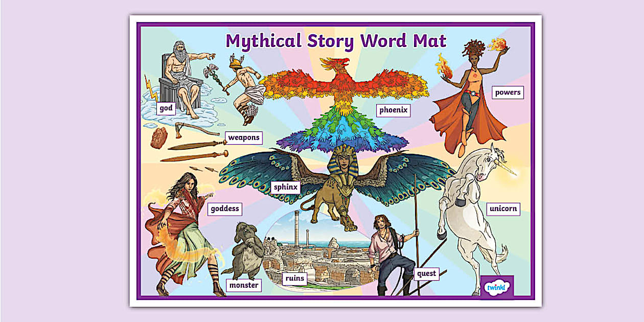 Mythical Story Word Mat