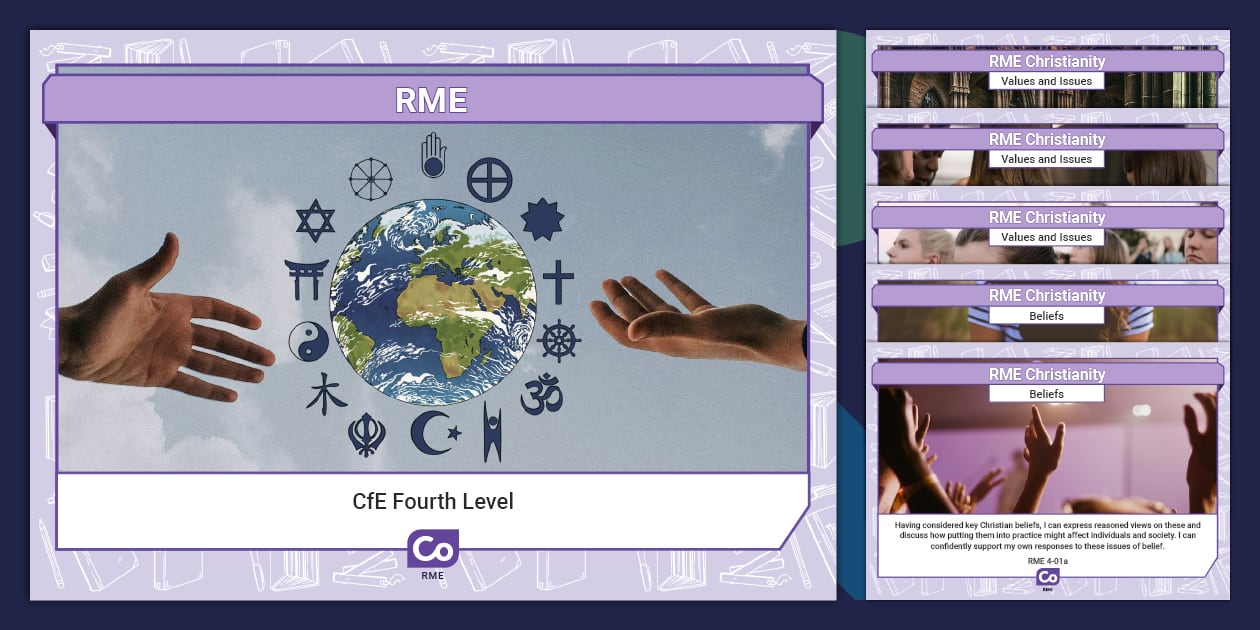 CfE Fourth Level RME Experiences and Outcomes Display Posters