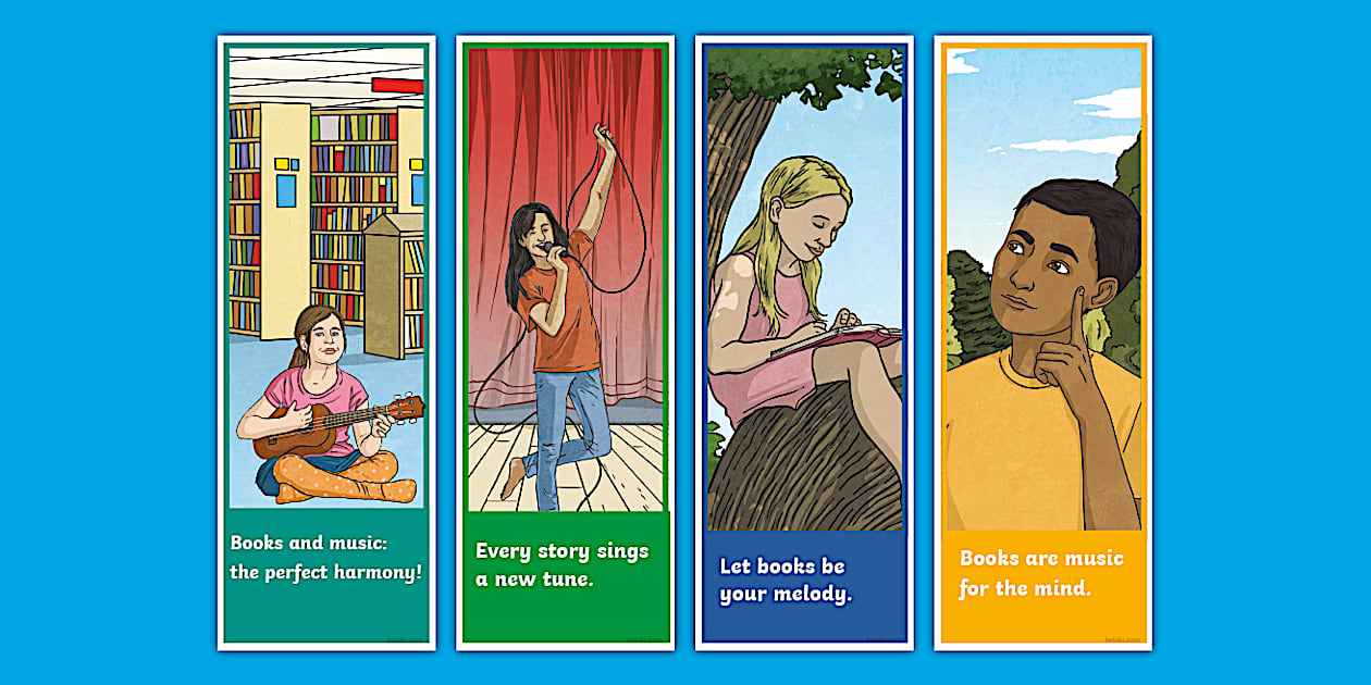 Music Quotes Bookmarks (teacher made) - Twinkl