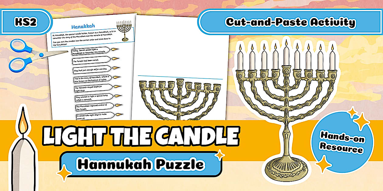 Light the Candle Hanukkah Puzzle