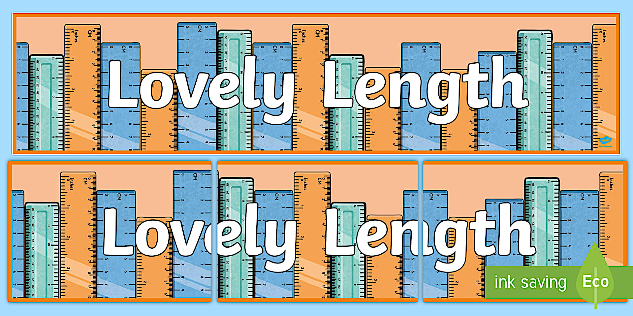 Length Measures Display Banner (teacher made) - Twinkl