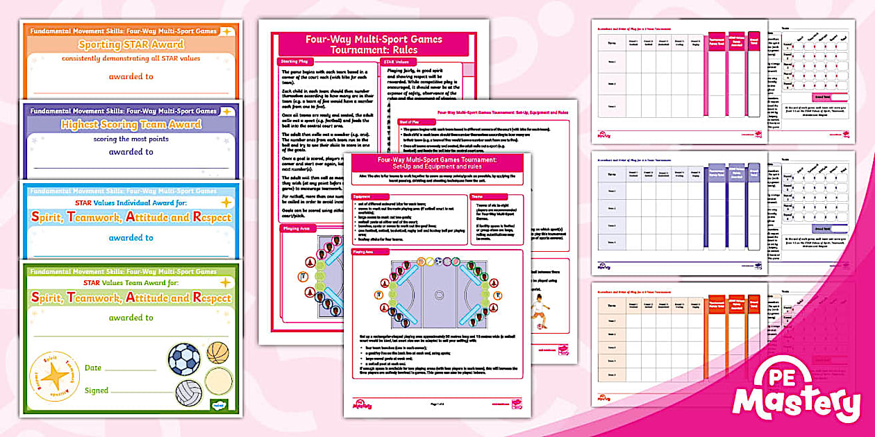 PE Mastery: Y5 Fundamental Movement Skills Competition Pack