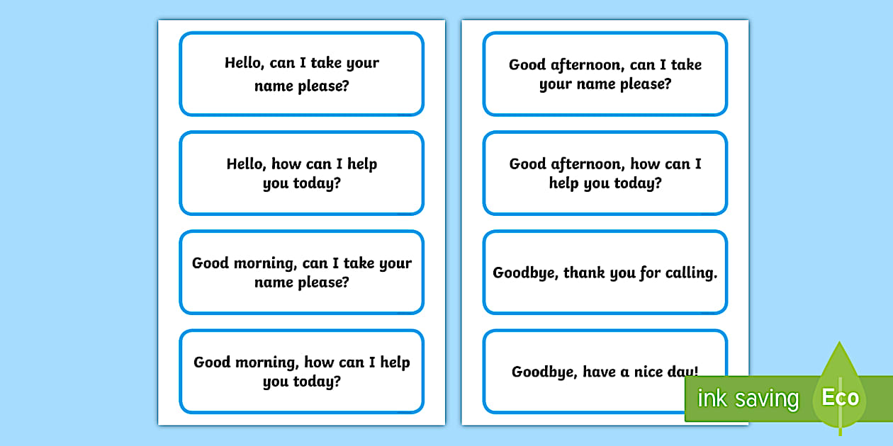 Editable The Office Role Play Customer Help Prompts Cards