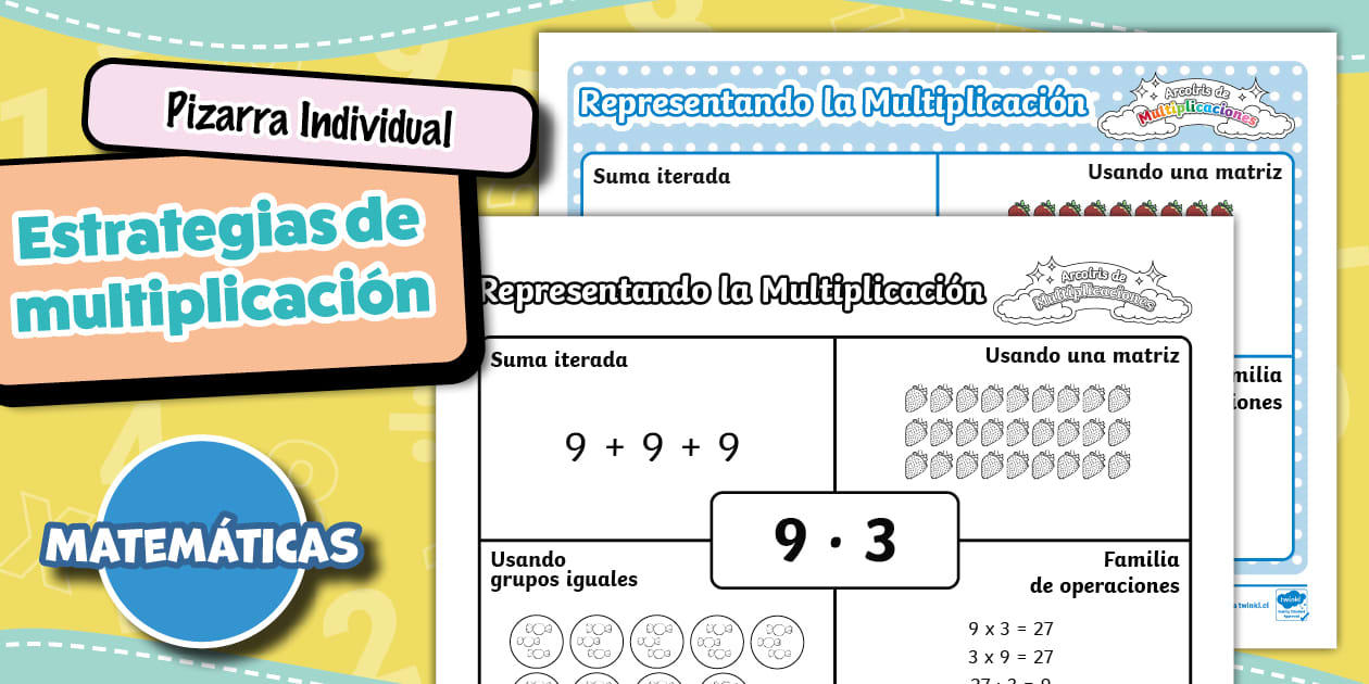 Póster Estrategias de multiplicación
