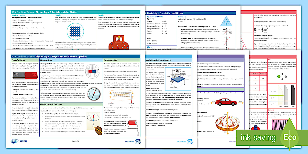 Physics Knowledge Organiser Bundle | Beyond - Twinkl
