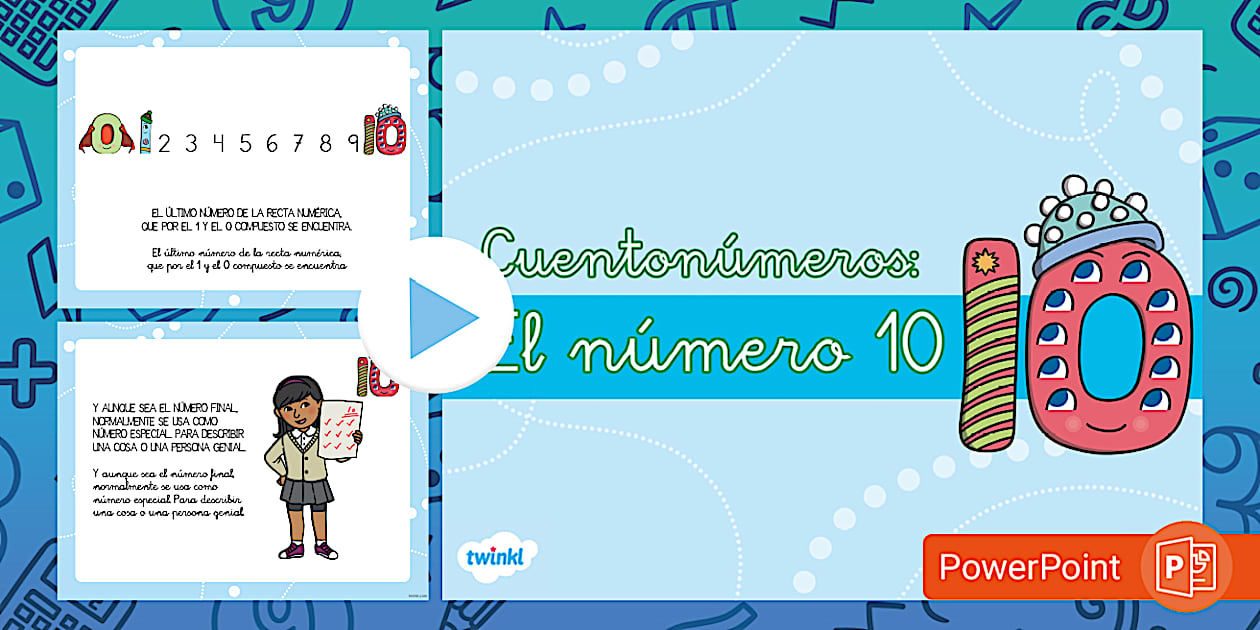 Cuentonúmeros: El número 10 (teacher made) - Twinkl