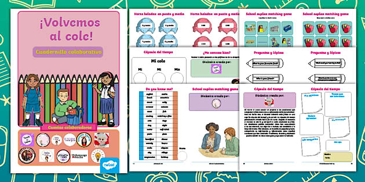 GRATIS - Cuadernillo colaborativo de actividades de Vuelta al Cole