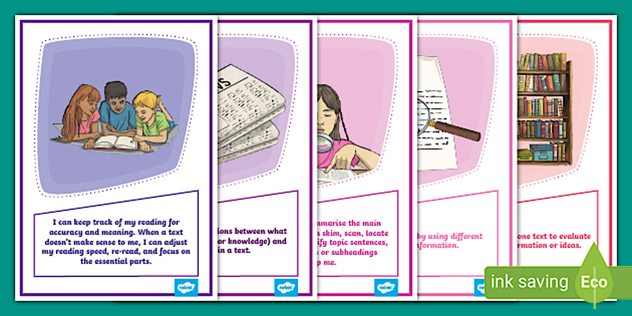 Reading Progression Poster Pack - End of Year 6 - Twinkl