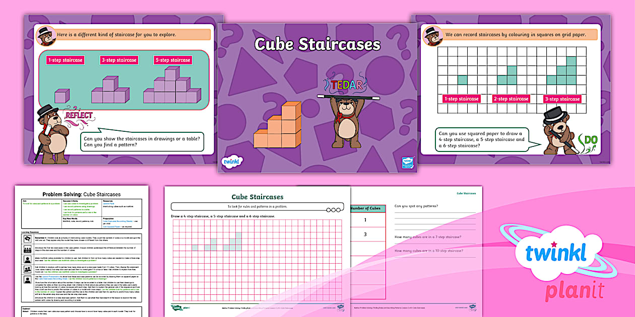 👉 Y2 Find Rules and Describe Patterns PlanIt Maths Lesson 2