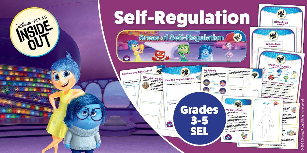 Inside Out: Areas of Self-Regulation SEL Pack