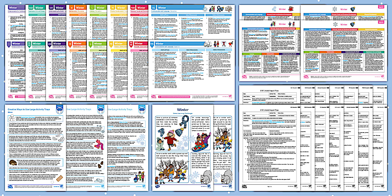 EYFS Ages 0-5 Winter Bumper Planning Pack | Twinkl