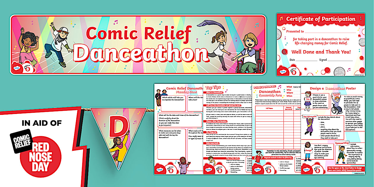 FREE! - Comic Relief: Danceathon Resources Pack - Twinkl