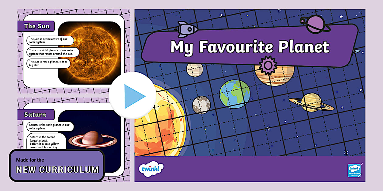My Favourite Planet PowerPoint (Teacher-Made) - Twinkl