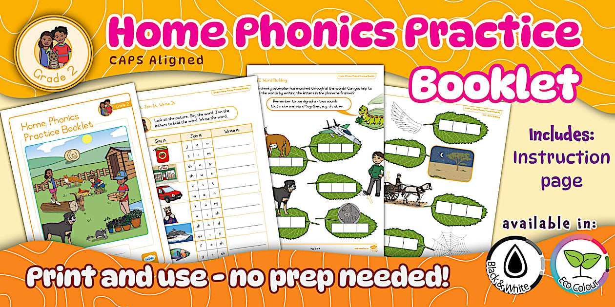 Grade 2 Home Phonics Practise Booklet