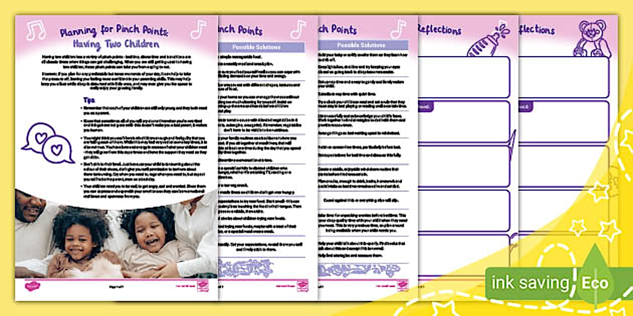FREE! - Planning for Pinch Points: Having Two Children