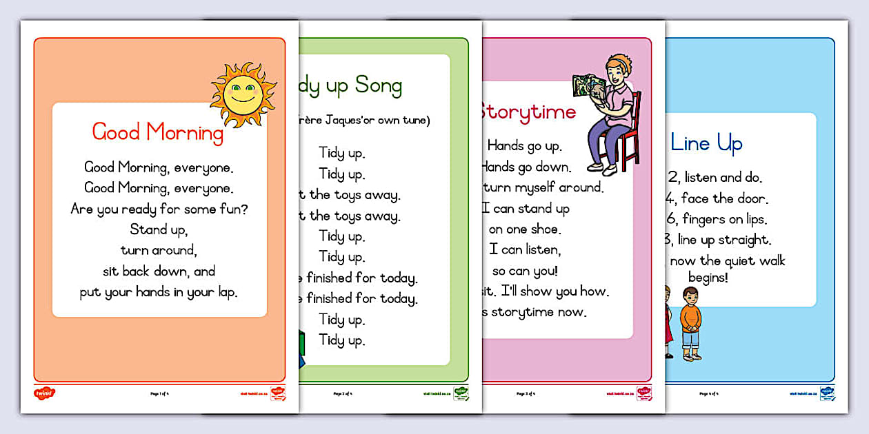 Grade R School and Classroom - Rhymes - Twinkl