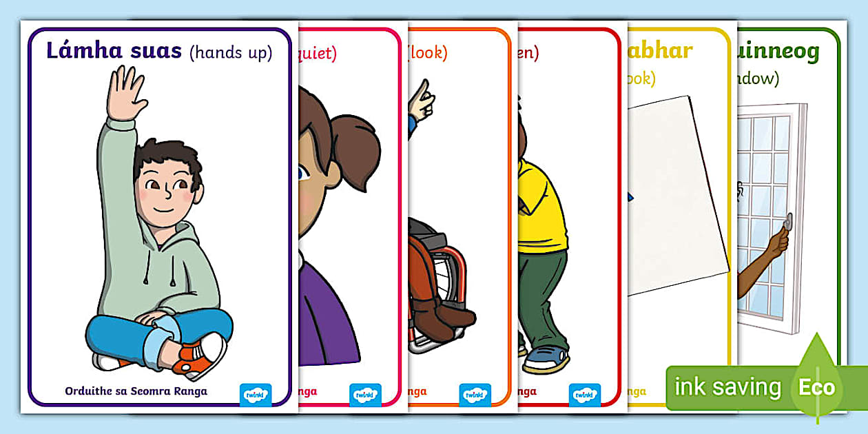 Orduithe sa Seomra Ranga (teacher made) - Twinkl
