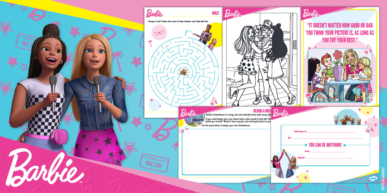 * NEW * Barbie: Amazing Activities Pack (teacher made)
