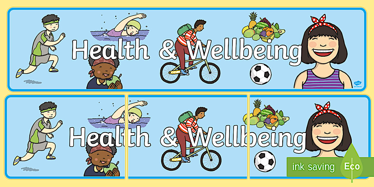 👉 Health & Wellbeing Banner | Primary Resources