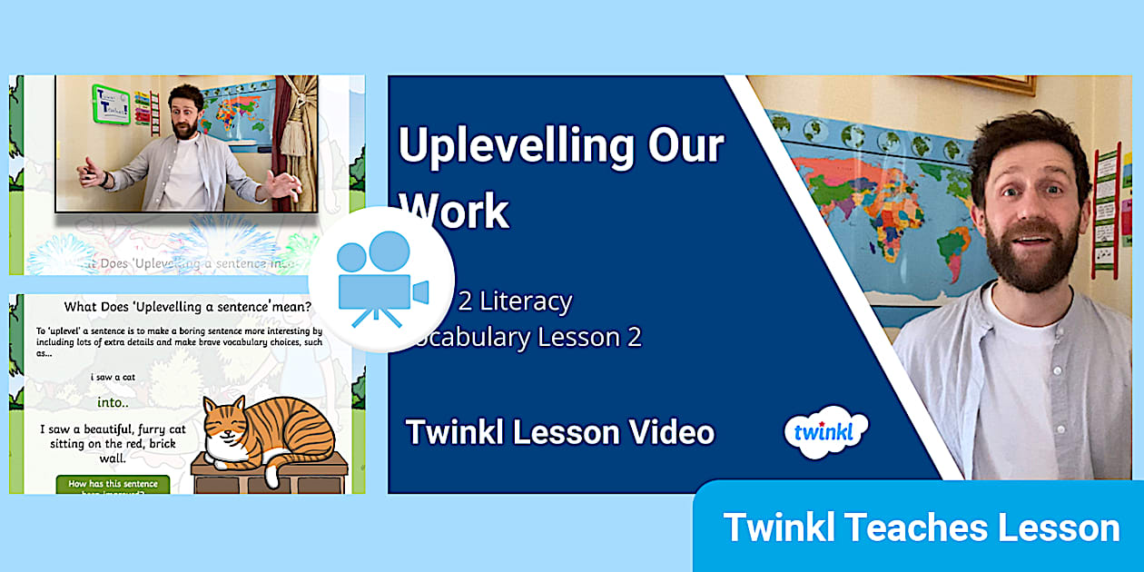 Year 2 (Ages 6-7) Vocabulary: Video Lesson 2 (teacher made)