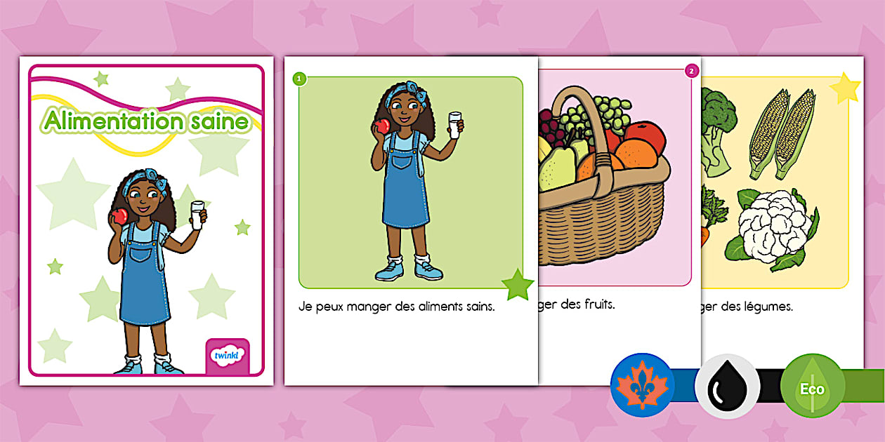 Healthy Eating Emergent Reader French (teacher made)