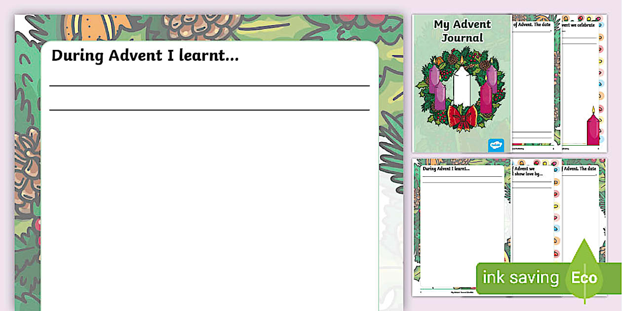 My Advent Journal (teacher made) - Twinkl