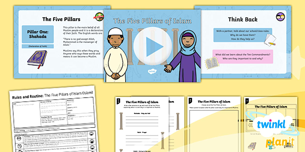 The Five Pillars of Islam Year 2 Lesson Pack 4 - Twinkl Resource