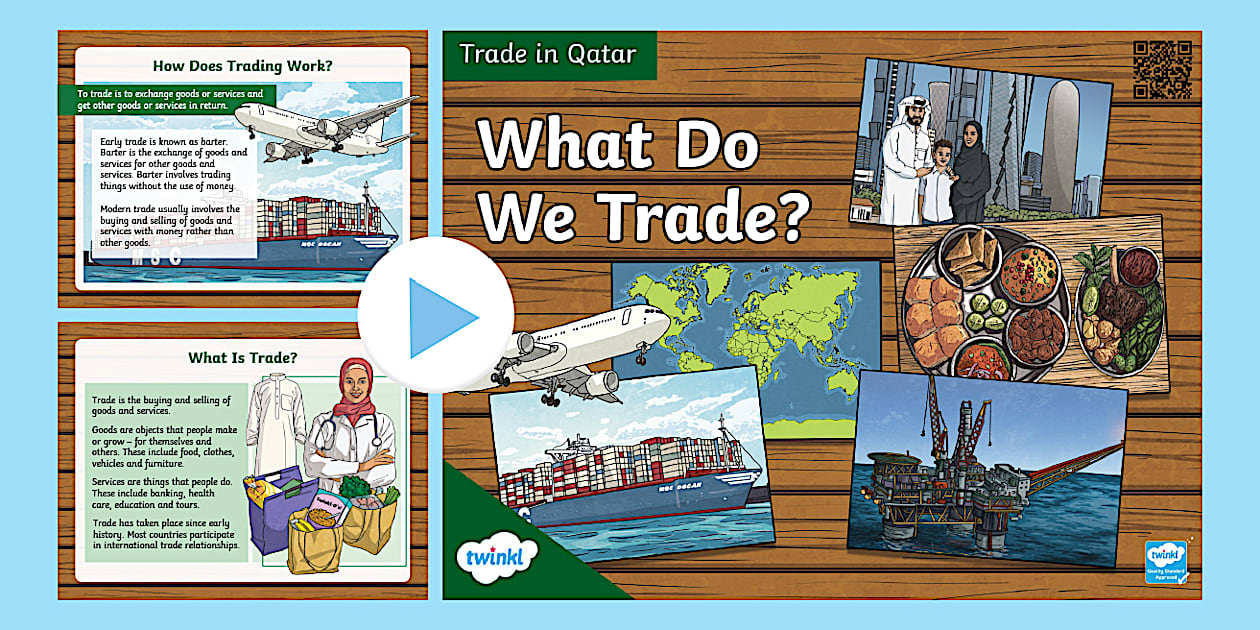 Trade in Qatar PowerPoint (Teacher-Made) - Twinkl